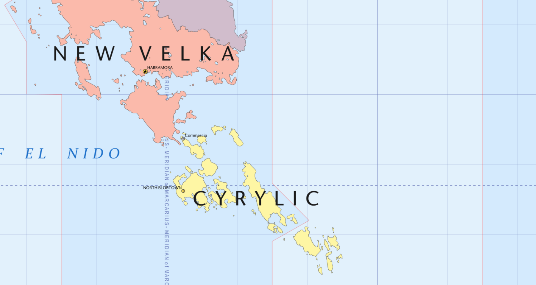 [Factbook] National Republic of Cyrylic - Atlas of the Occident - Map ...